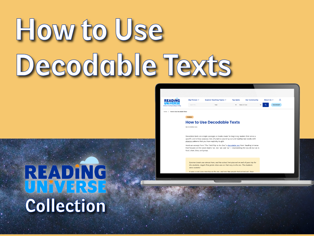 Learning Lab - How to Use Decodable Texts