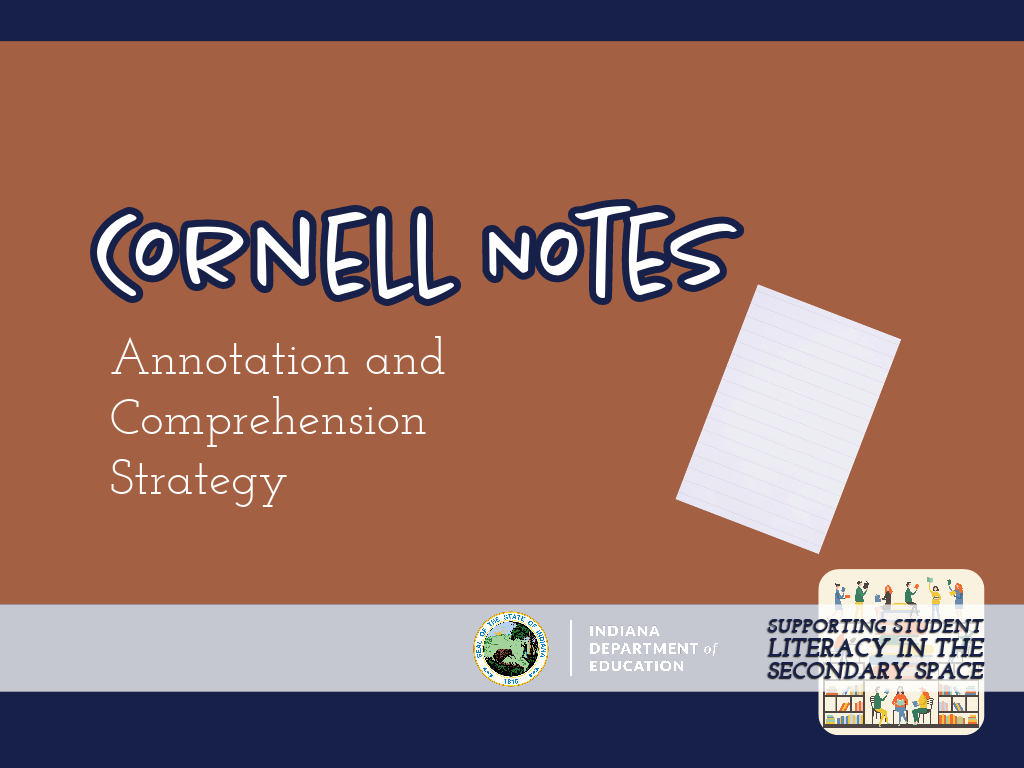 Learning Lab - Cornell Notes Annotation and Comprehension Strategy