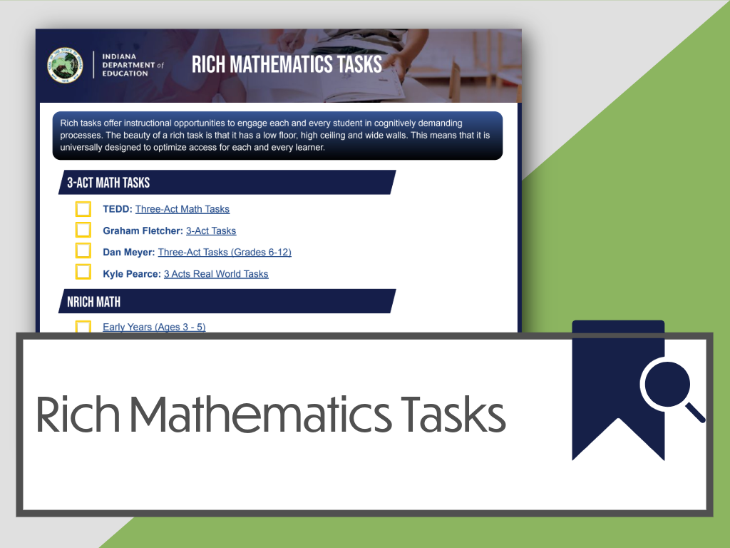 Learning Lab - Rich Mathematics Tasks