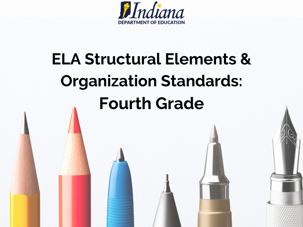 Learning Lab - English Language Arts Structural Elements and ...