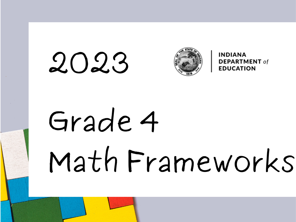 Learning Lab - 2023 Grade 4 Mathematics Frameworks