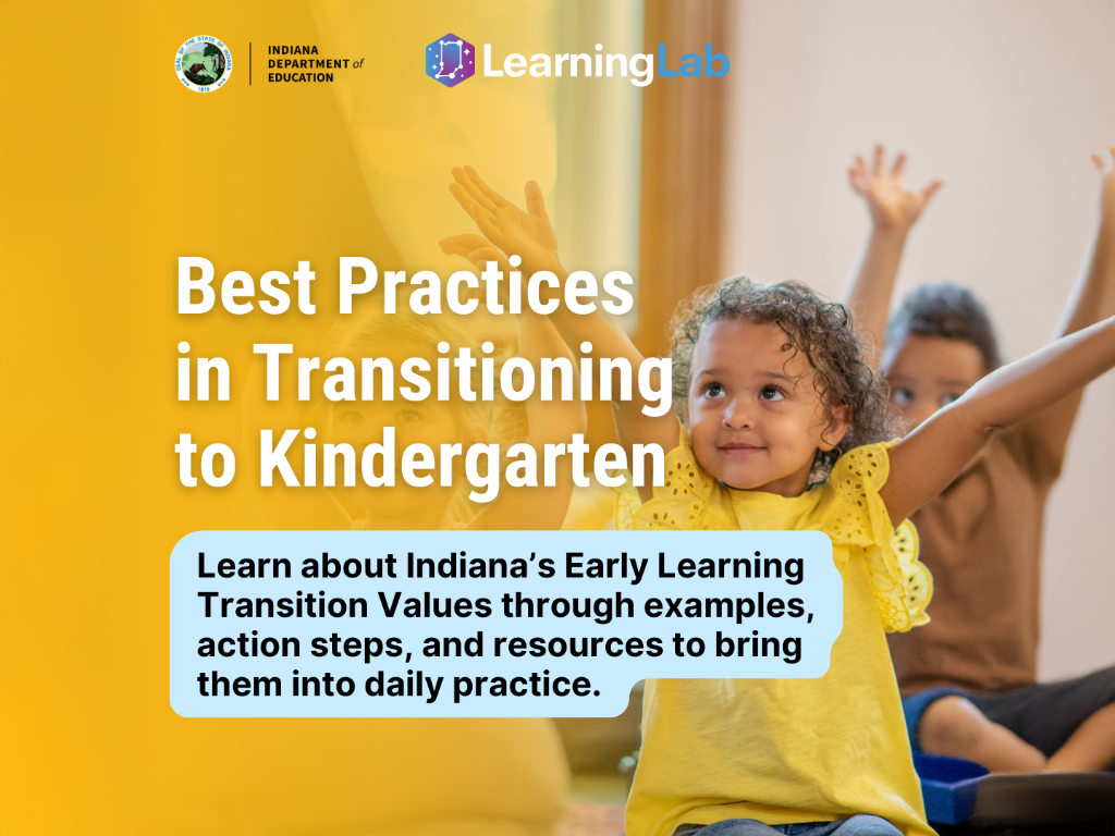 Learning Lab - Best Practices in Transitioning to Kindergarten Course