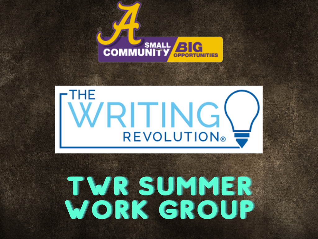 Learning Lab - TWR Summer Work Group Session 4: Revision
