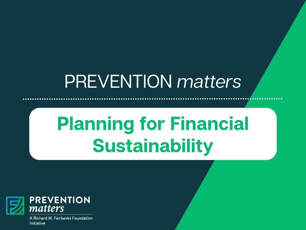 Learning Lab - Planning for Financial Sustainability