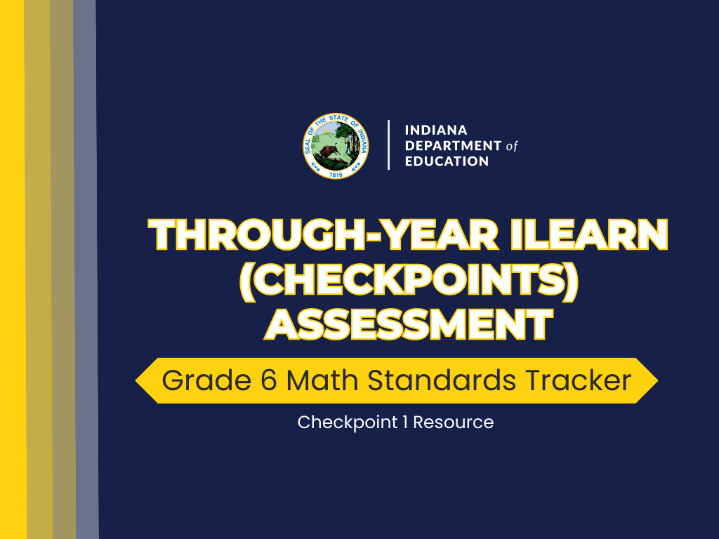 Learning Lab - Grade 6 Checkpoint 1 ELA Standards Tracker