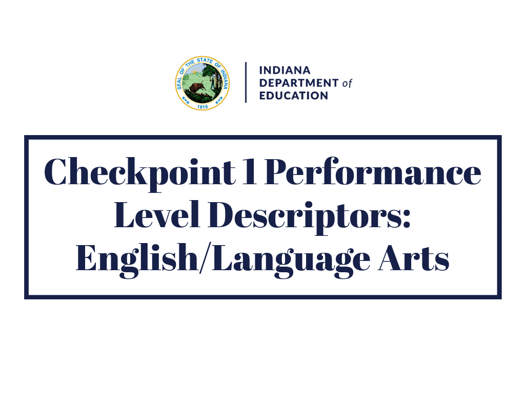Learning Lab - Checkpoint 1 PLD Map: ELA Grades 3-8
