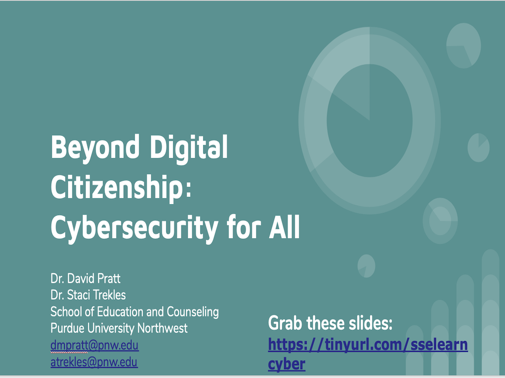 Learning Lab - Beyond Digital Citizenship: Cybersecurity for All
