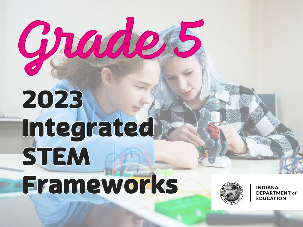 Learning Lab 2023 Grade 5 Integrated Stem Frameworks