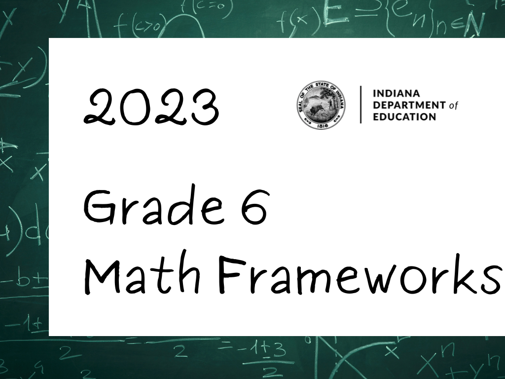 Learning Lab - 2023 Grade 6 Mathematics Frameworks