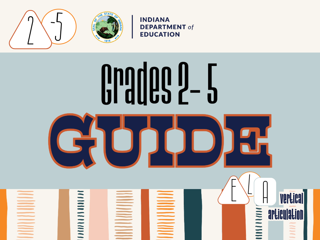 Learning Lab - English/Language Arts Grades 2-5 Vertical Articulation Guide