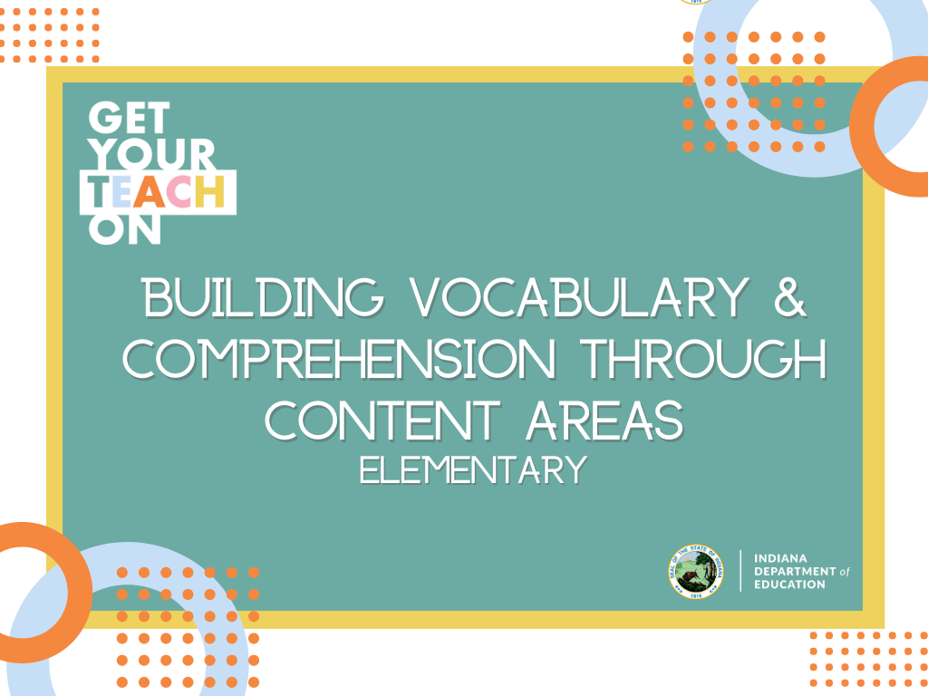 Learning Lab - Building Vocabulary & Comprehension Through Content ...
