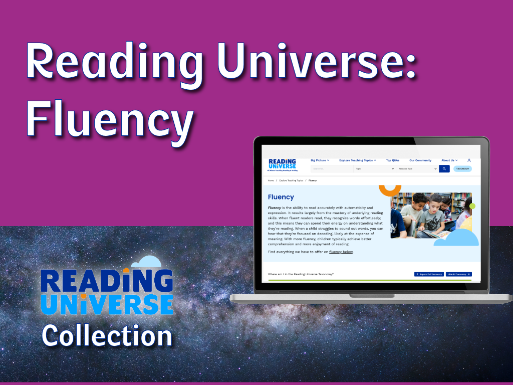 Learning Lab - Reading Universe: Fluency