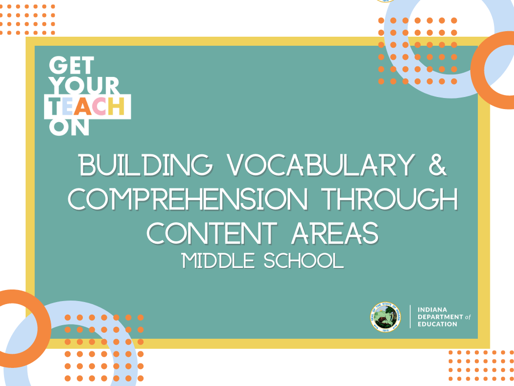Learning Lab - Building Vocabulary & Comprehension Through Content ...