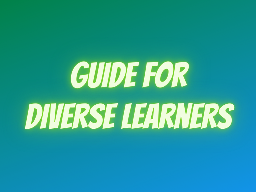 Learning Lab - Guide for Diverse Learners