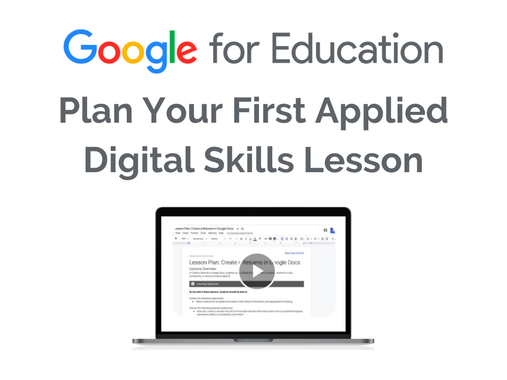 Learning Lab - Applied Digital Skills Video Training Series | Plan Your ...