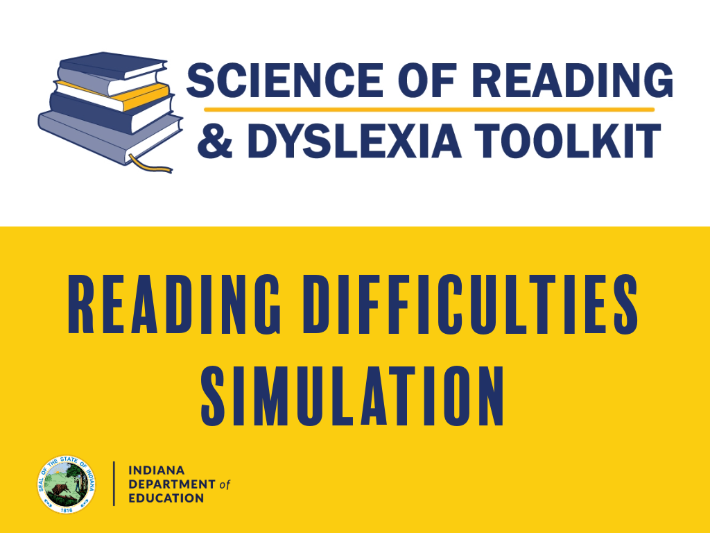 Learning Lab - Reading Difficulties Simulation