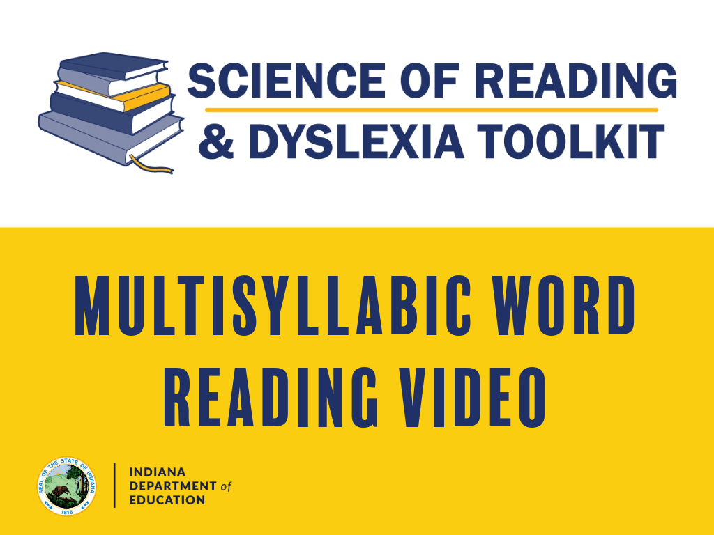 Learning Lab - Multisyllabic Word Reading Video