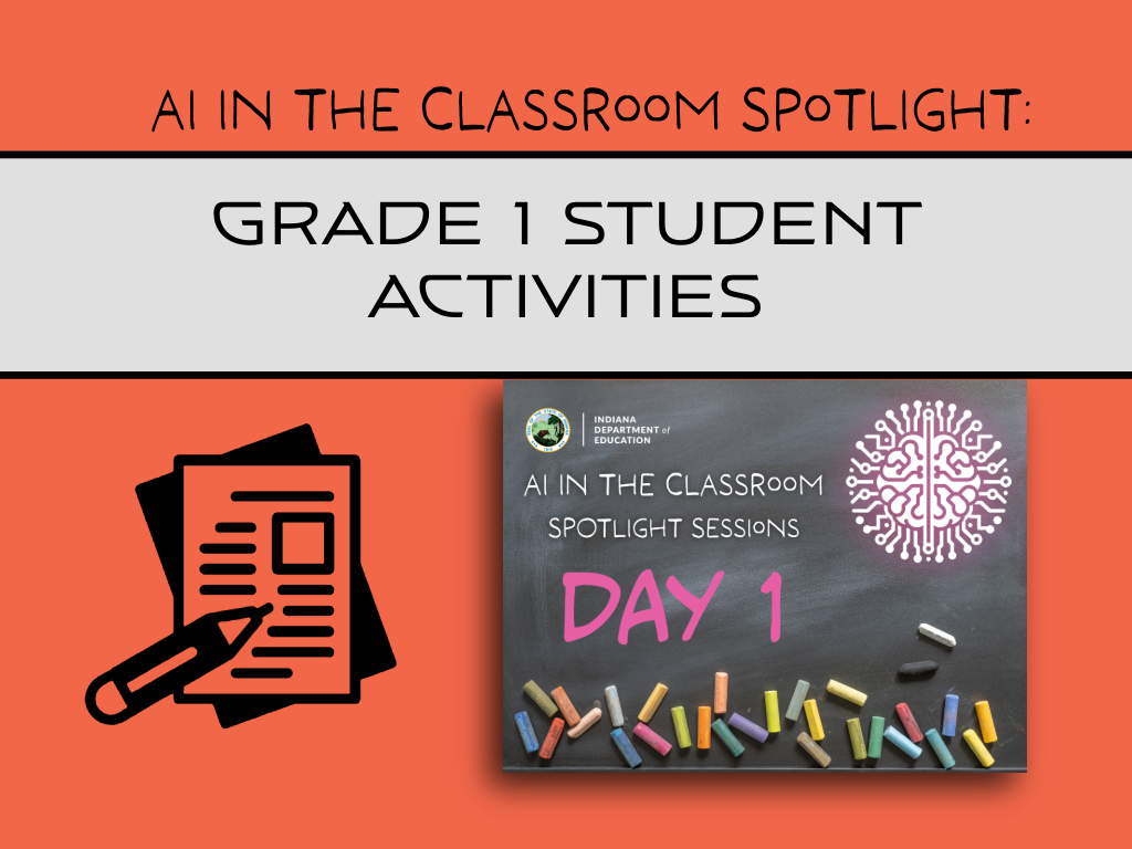 Learning Lab - AI in the Classroom Spotlight: Grade 1 Student Activities