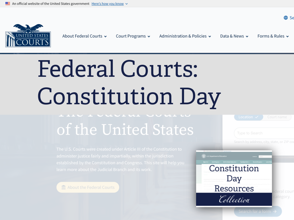 Learning Lab - Federal Courts: Constitution Day