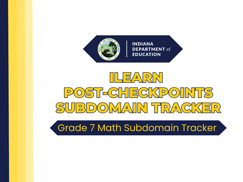 Learning Lab - ILEARN Checkpoints | Grade 7 Math Post-Checkpoint ...