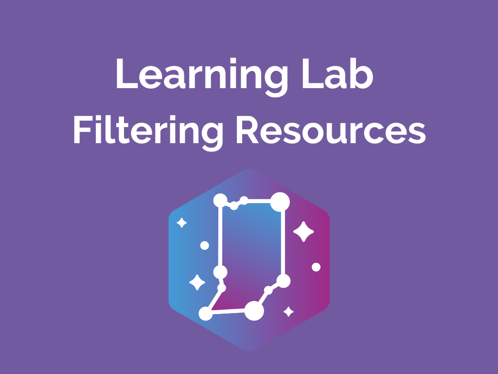 Learning Lab - Filtering Resources