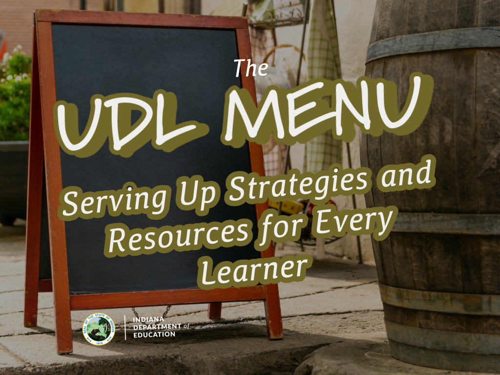 Learning Lab - The UDL Menu: Serving Up Strategies and Resources for ...