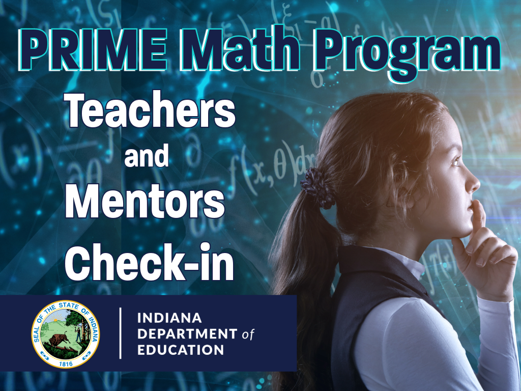 Learning Lab - PRIME Math – Teachers and Mentors Check-in