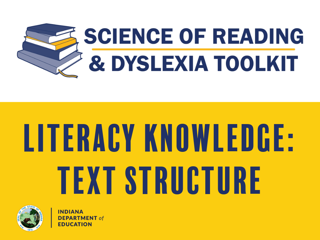 Learning Lab - Literacy Knowledge: Text Structure