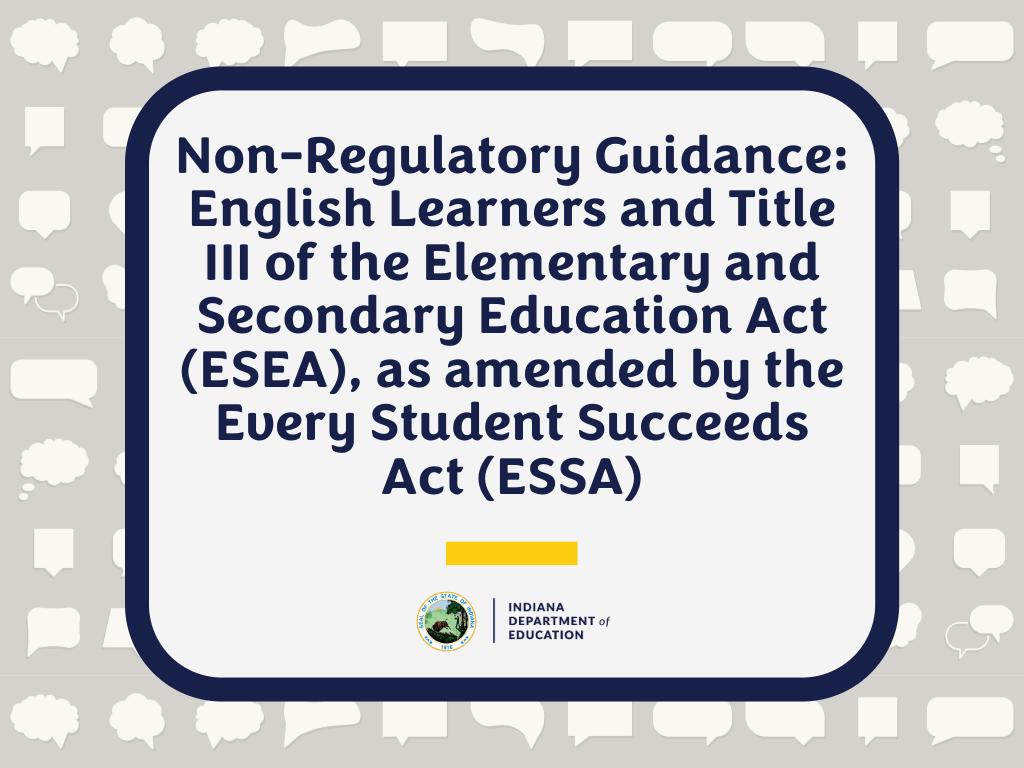 Learning Lab - Non-Regulatory Guidance: English Learners and Title III ...