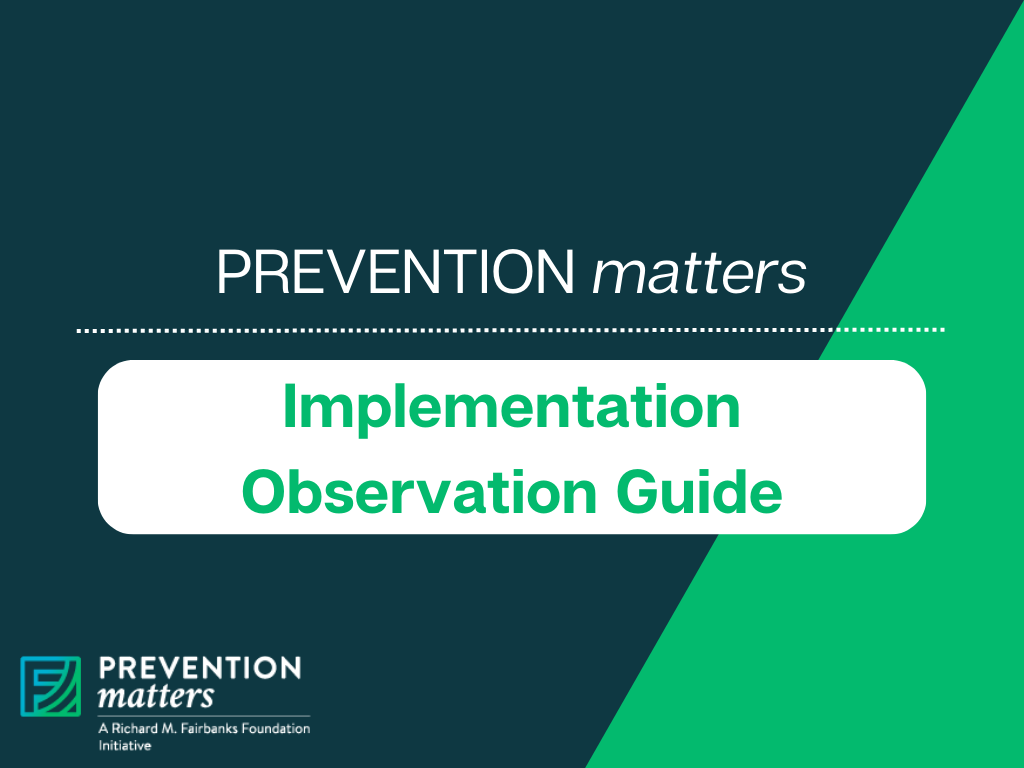 Learning Lab - Implementation Observation Guide