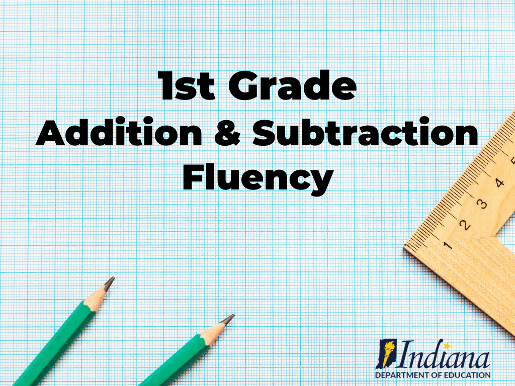 Learning Lab - 1st Grade Addition and Subtraction Fluency: Part 1