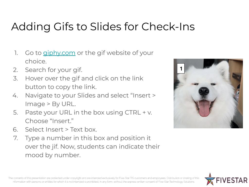 Learning Lab - Adding GIFs in Slides for Student Check-ins