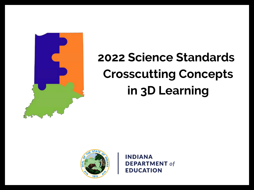 Learning Lab - 2022 Science Standards: Crosscutting Concepts in 3D Learning