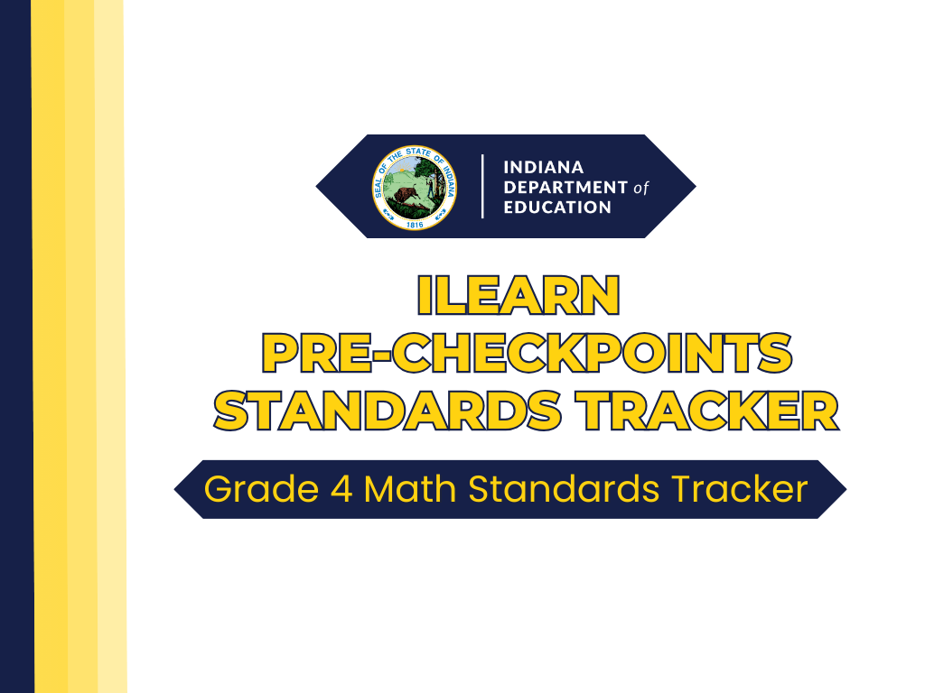 Learning Lab - ILEARN Checkpoints | Grade 4 Math Pre-Checkpoint ...