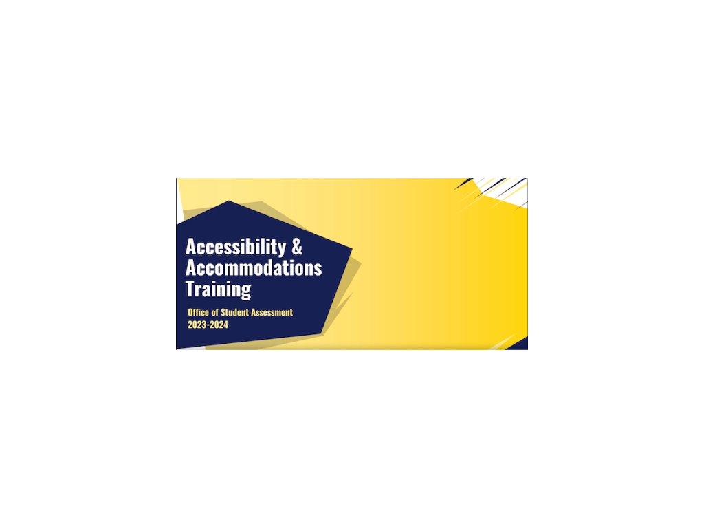 Learning Lab - Accessibility & Accommodations Training