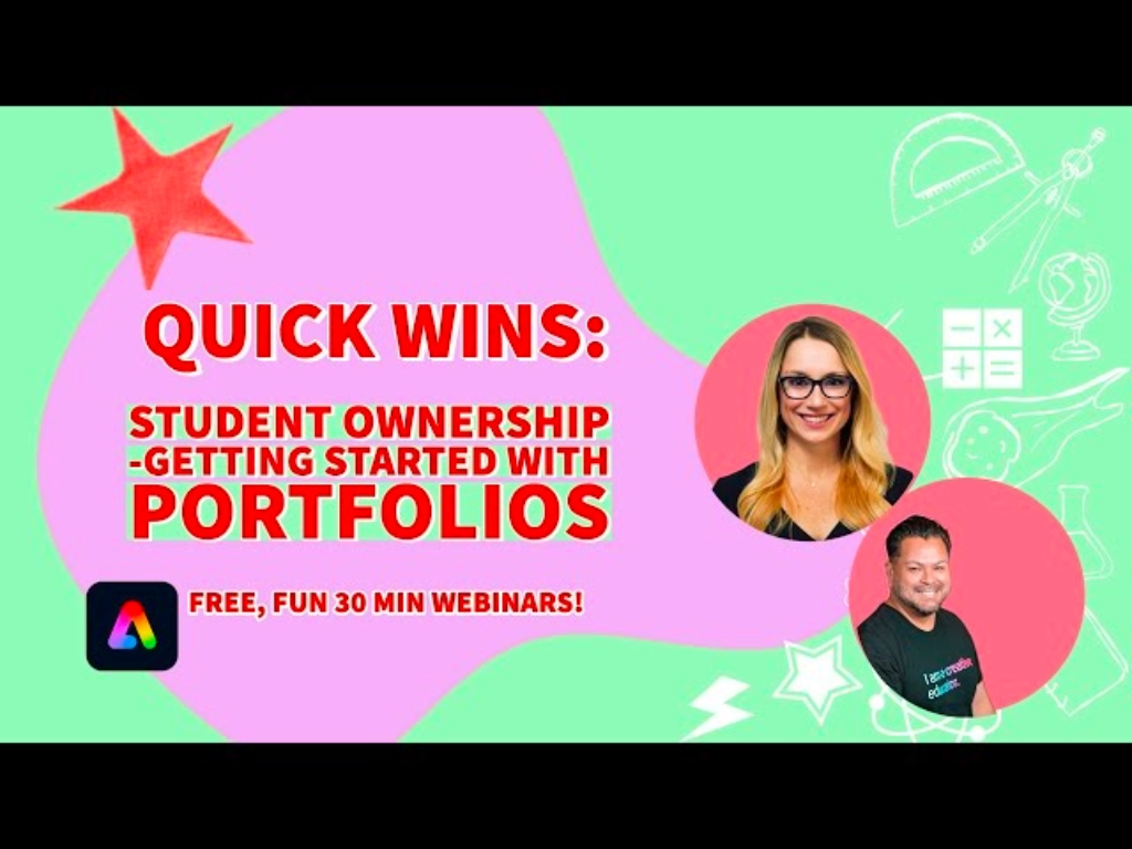 Learning Lab - Adobe Express Quick Wins: Student Portfolios