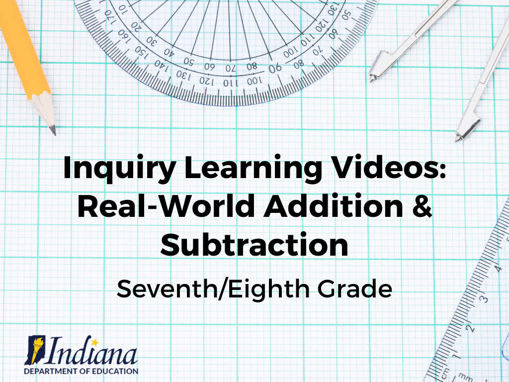Learning Lab - Real-World Addition & Subtraction: Seventh/Eighth Grade