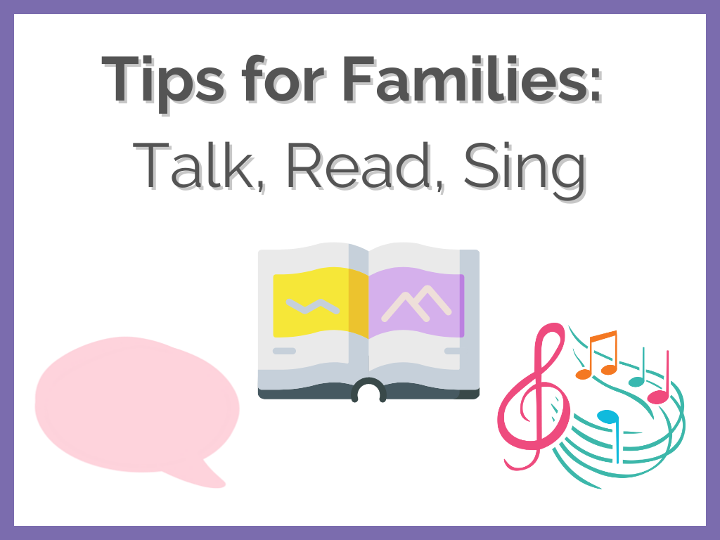Learning Lab - Tips for Families: Talk, Read, Sing