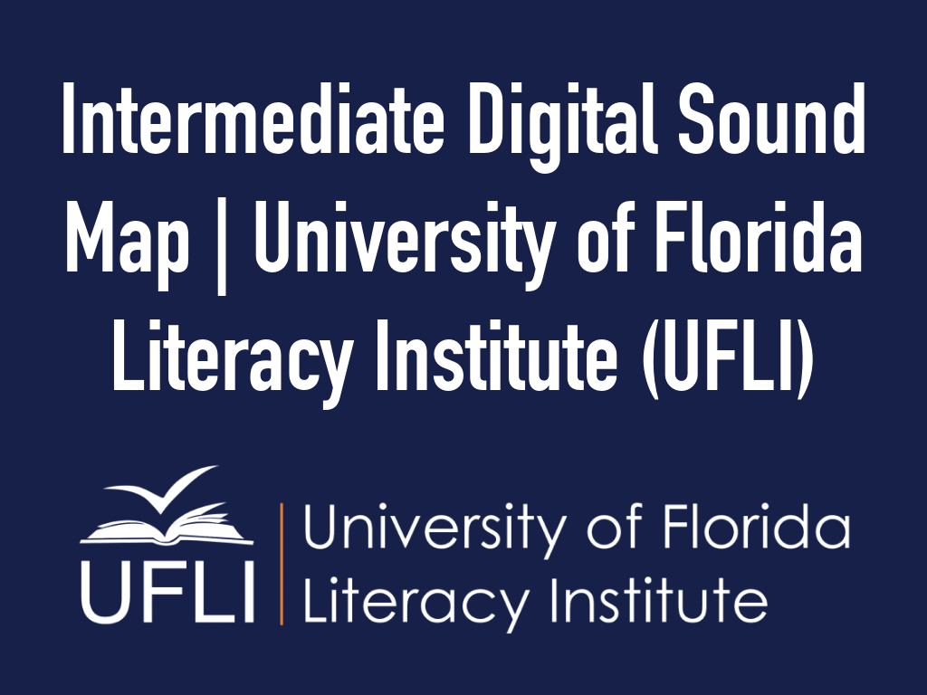Learning Lab - Intermediate Digital Sound Map | University of Florida ...