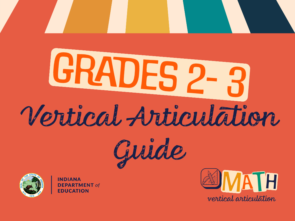 Learning Lab - Mathematics Grades 2-3 Vertical Articulation Guide