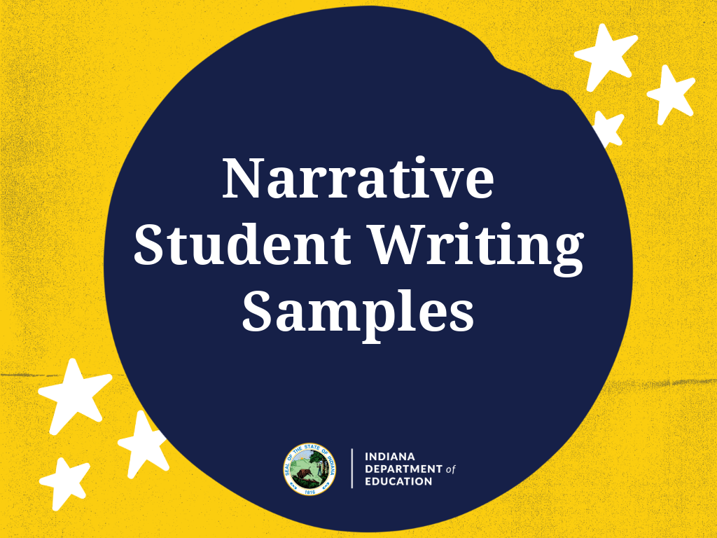 Learning Lab - ILEARN Narrative Student Writing Samples