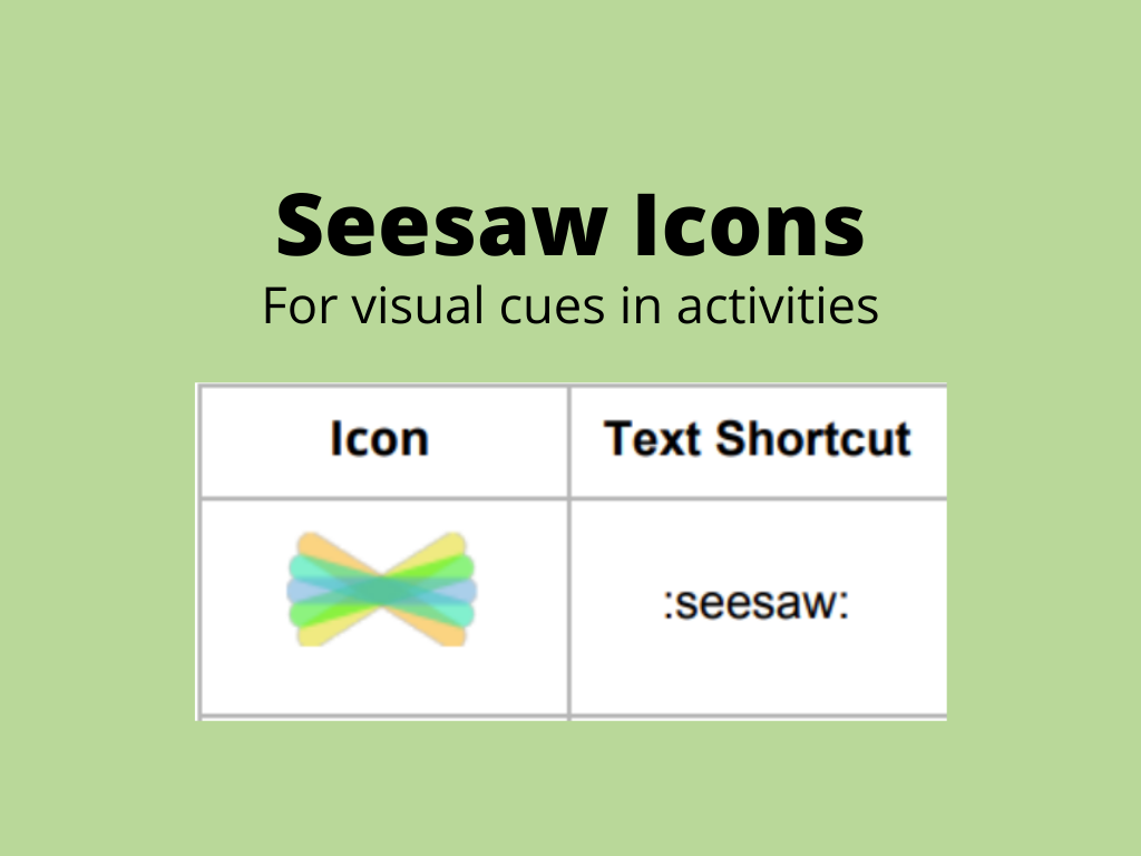 Learning Lab - Seesaw Icons
