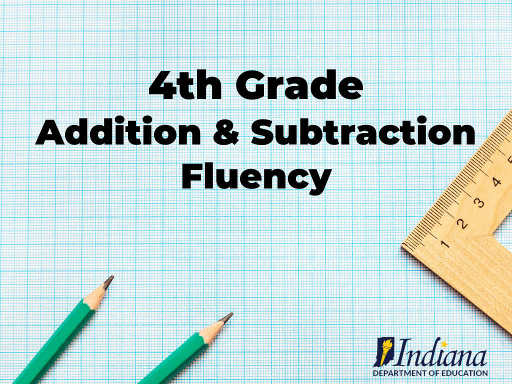 Learning Lab - 4th Grade Addition and Subtraction Fluency: Part 2
