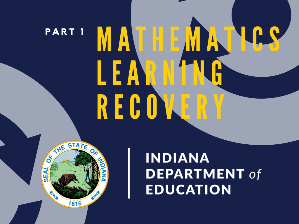 Learning Lab - Mathematics Learning Recovery: Part 1-Content ...