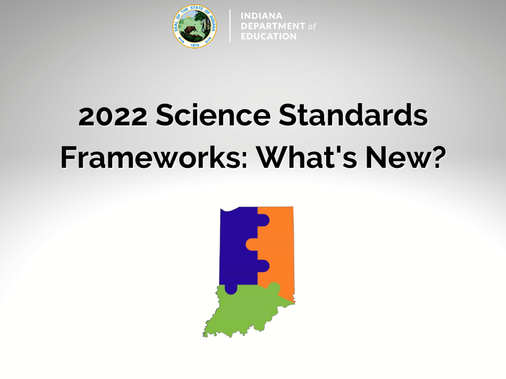 Learning Lab - 2022 Science Standards Frameworks: What's New?