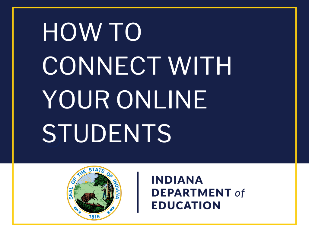 Learning Lab - How To Connect with Your Online Students