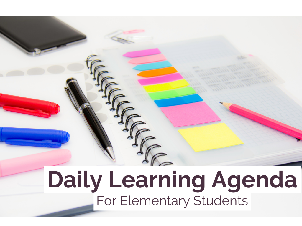 Learning Lab - Daily Learning Agenda: Elementary Template
