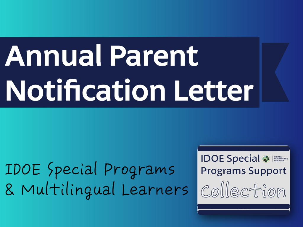 Learning Lab - Annual Parent Notification Letter