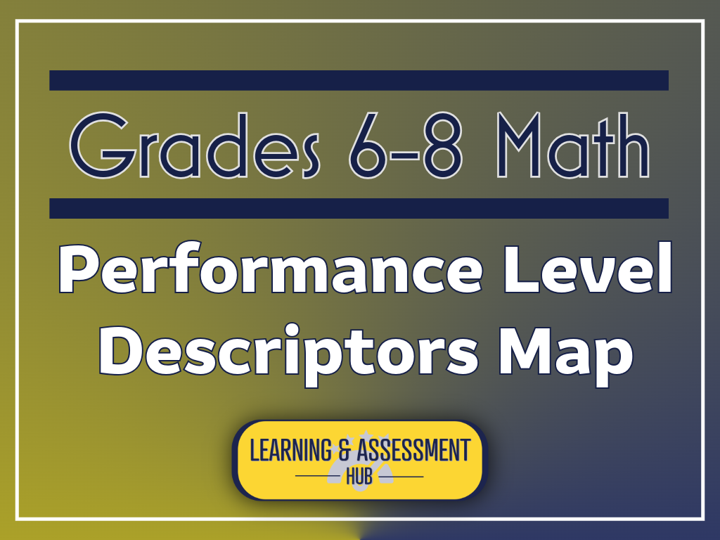 Learning Lab - Grades 6-8 Mathematics PLD Map
