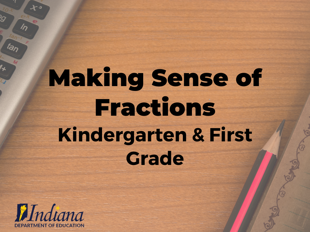 Learning Lab - Kindergarten & First Grade Fractions